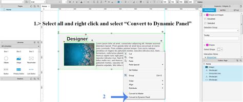 UI UX Design TAB CONTROL Using Axure RP