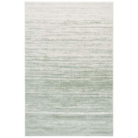 Safavieh Adirondack Sageivory Solid Color 6 Ft X 9 Ft Striped Area