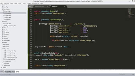 image upload in codeigniter with database example youtube