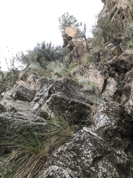 The 4th Class Scramble That Can Take You All The Way Up To The Ledge Of