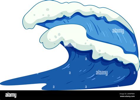 Water Ocean Waves Cartoon Vector Illustration Stock Vector Image And Art