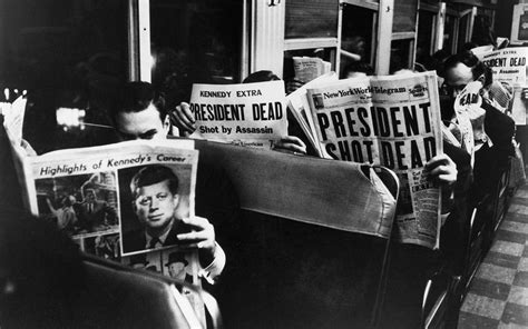 Looking Back Newspaper Front Pages Covering Jfks 1963 Assassination