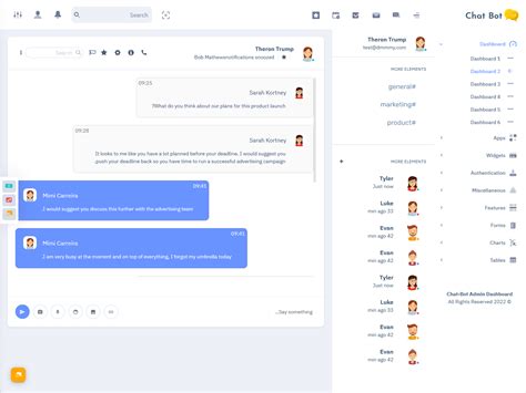 chatbot software dashboard bootstrap 5 ui framework
