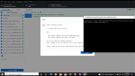 Git Error Author Identity Unknown Youtube