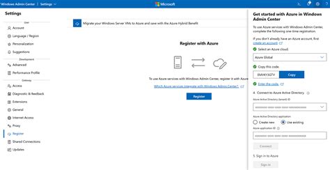 Registrar Windows Admin Center Com O Azure Azure Stack Hci