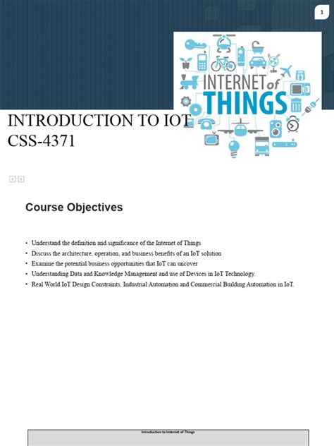 Lecture 1 Iot Pdf Internet Of Things Internet