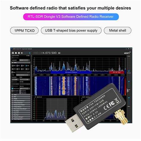 Mini Sdr Receiver Rf Analyzer Wideband Spectrum Analyzer Software Defined Radio Mad Hornets