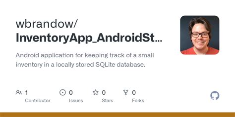 GitHub Wbrandow InventoryApp AndroidStudio Android Application For Keeping Track Of A Small