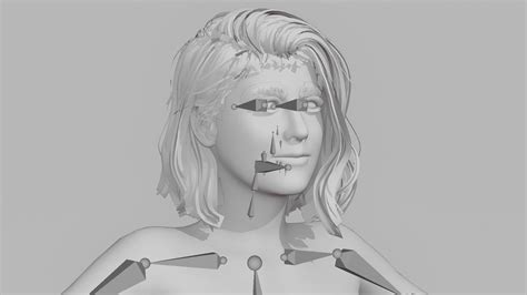 Realistic Female Shella 3d Model Rigged Cgtrader