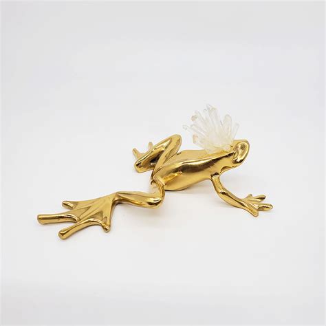 Brass Frog Gallery In Blue