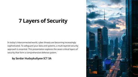 7 Layers Of Security Protecting Your Digital Fortress 1pptx