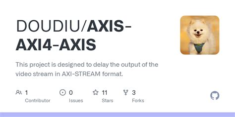 GitHub DOUDIU AXIS AXI AXIS This Project Is Designed To Delay The Output Of The Video Stream
