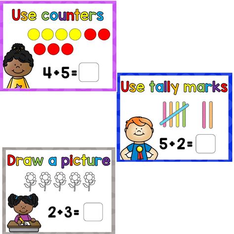 Addition Strategies Posters Etsy