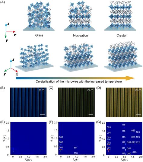 Phase Transition Of Layered Perovskite Microwire Arrays A Schematic Download Scientific