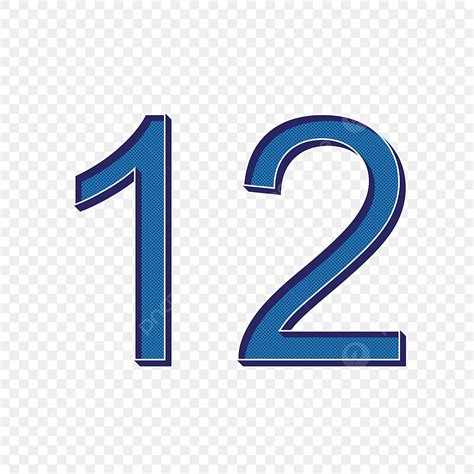 Blue Number 12