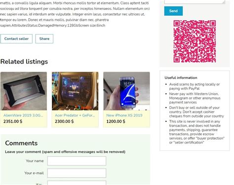 Multi Qr Codes For Osclass By Uncode Codester