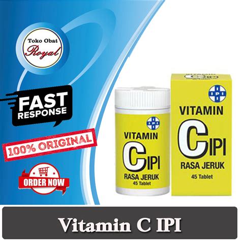 Jual Vitamin C Ipi Vit C 50 Mg Shopee Indonesia