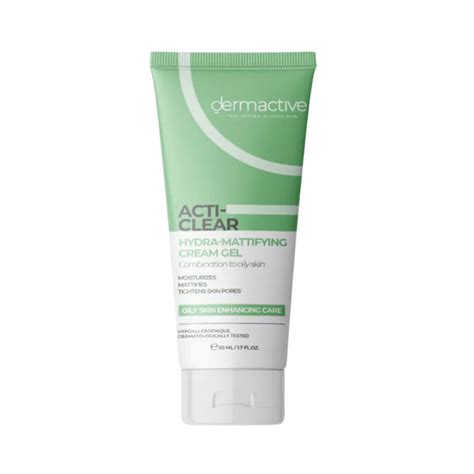 Dermactive Acti Clear Hydra Mattifying Gel 200ml Cleanser And Face