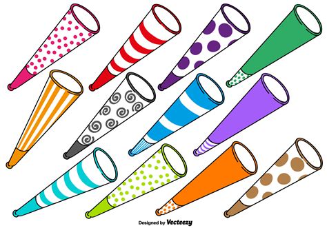 Vector Noise Makers Set 153328 Vector Art At Vecteezy