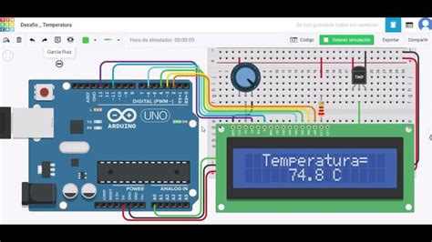 Desafío De Manejo De Lcd Y Sensor De Temperatura