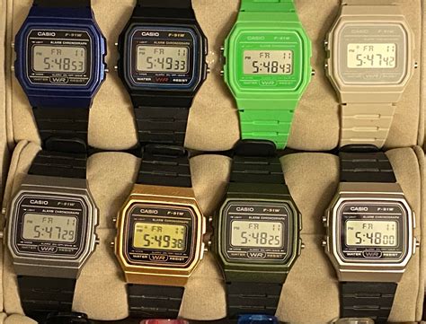 F 91w Collection Completed All 18 Rcasio