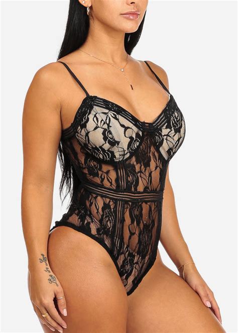 Buy Sexy Bodysuits For Women Lace Thong Club And Full Bodysuits