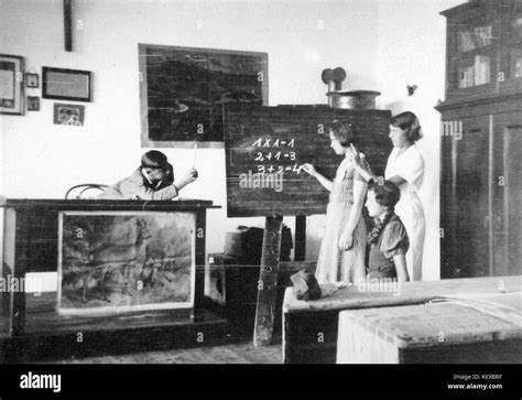 Classroom Blackboard Education Tableau Math Girls Man Braid
