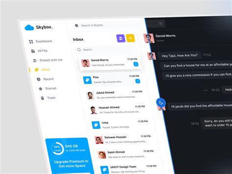 Inbox Ui Designs Themes Templates And Downloadable Graphic Elements