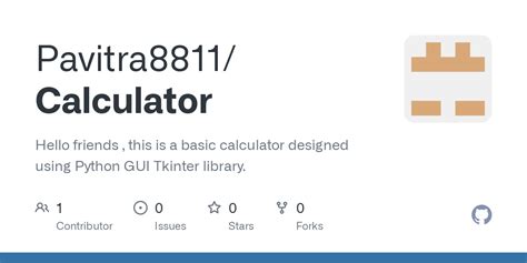 GitHub Pavitra Calculator Hello Friends This Is A Basic Calculator Designed Using