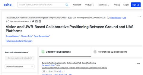 Vision And Uwb Based Collaborative Positioning Between Ground And Uas Platforms