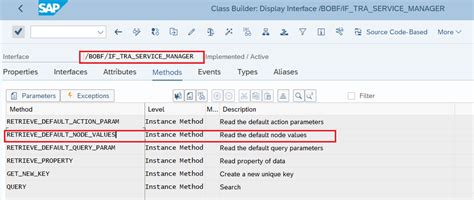 SAP ABAP Central Use Of Node Class In BOPF