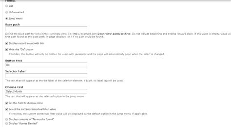 Drupal 7 Archive Drop Down Menu Reinis Fischer