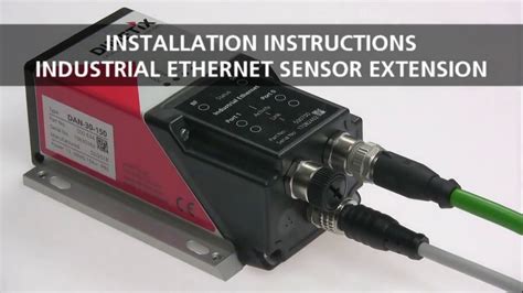 Installation Instructions Industrial Ethernet Sensor Extension YouTube