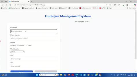 Vismaya Rajeevan On Linkedin 🚀 Web Application For Employee Management I Recently Developed A Web
