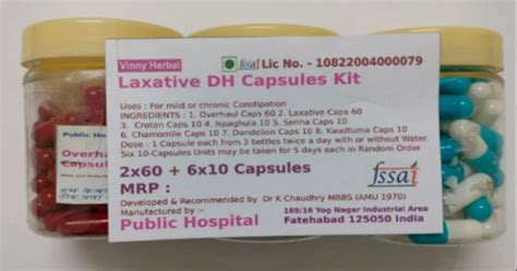 Laxative Dh Herbal Supplement Capsule Kit At ₹ 400piece In Fatehabad