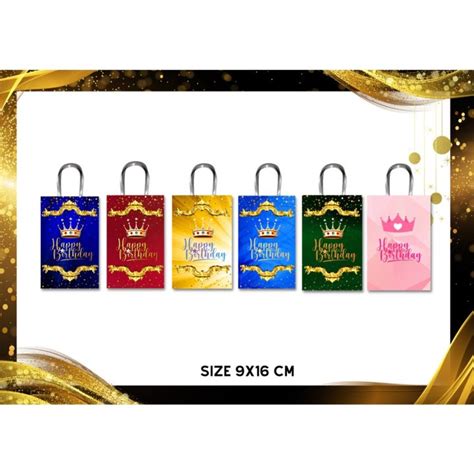 Cod Crown Happy Birthday Party Decorations Giveaways Lazada Ph