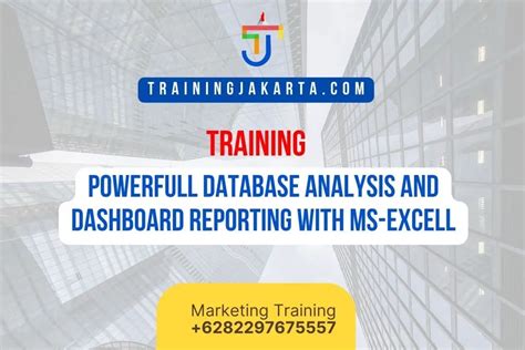 Training Powerfull Database Analysis And Dashboard Reporting With Ms Excell Training Di Jakarta