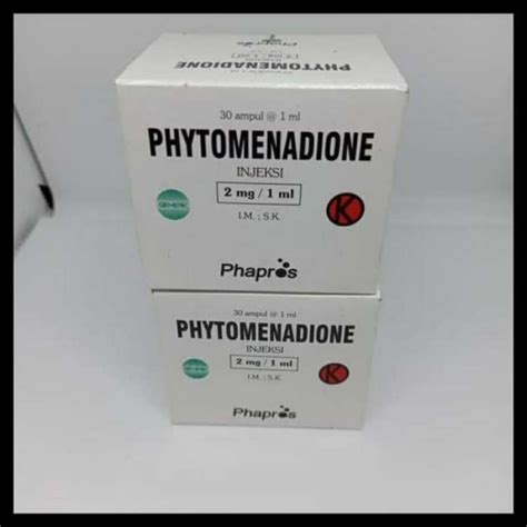 Jual Original Phytomenadioneinjeksi 10 Mgbox Vitamin K Injeksi Di