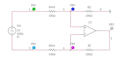 Floating Input Difference Amplifier Multisim Live