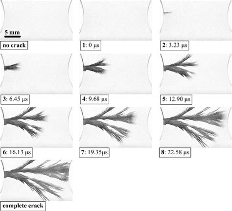 Crack Propagation During Tension In A Notched Specimen 10 1 5 With