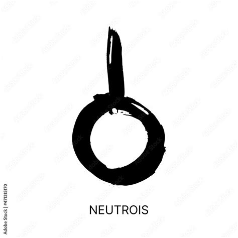 Hand Drawn Black Ink Brush Stroke Gender Symbol Sexual Orientation