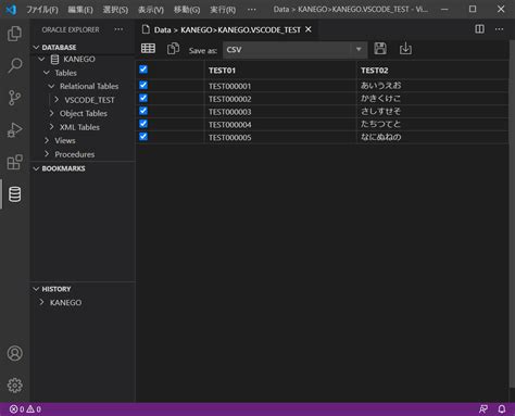 pl sql（oracle）をvscodeで編集したい カネゴラボ