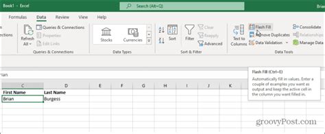 How To Separate Names In Excel
