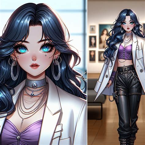 Anime Girl Purple  Anime Girl Fanart