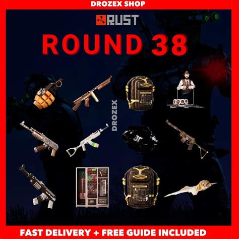 Rust All Rounds 38 39 40 41 Total 3939 Skins Twitch Drops Etsy