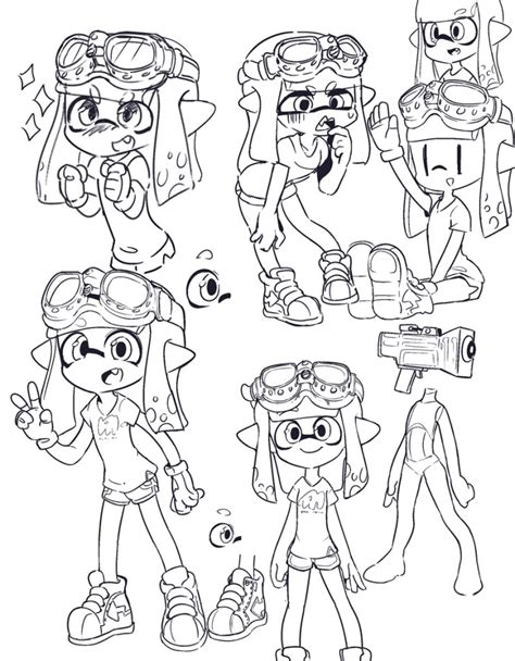 스플래툰 끄적그림 네이버 블로그