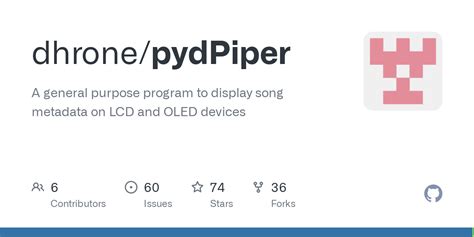 github dhrone pydpiper a general purpose program to display song