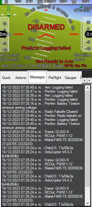 Logging Failed Not Able To Arm Arducopter Ardupilot Discourse