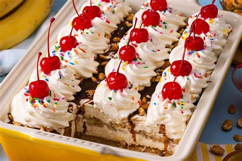 Banana Split Cake Recipe Kitchentricks