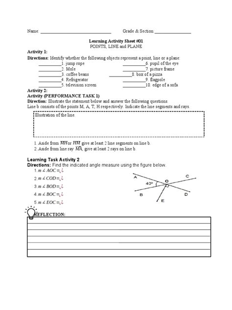 las 3 1 points lines and planes pdf